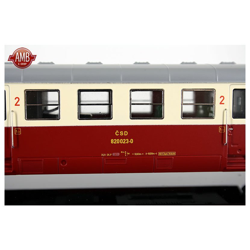 MTB411 Motorový vůz 820 023-0 ČSD (H0) | AMB Modely