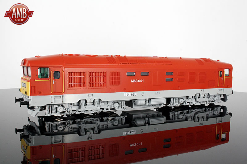 MTB465 Motorová lokomotiva M63 001 MAV (H0) | AMB Modely