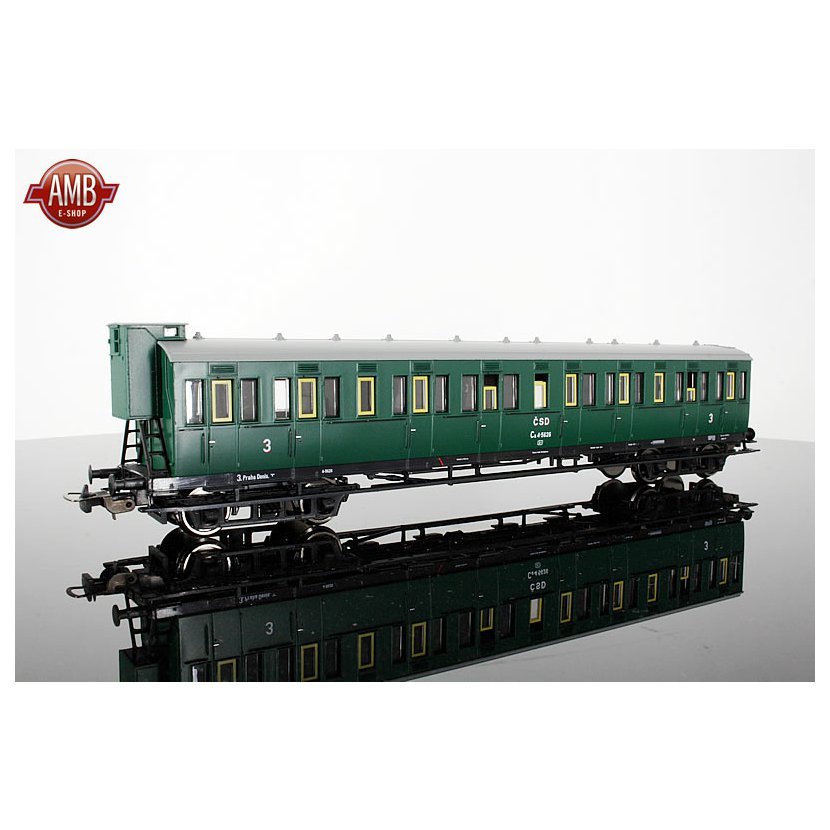 pi53336 Osobní "trofejní" vůz Ca ČSD III. Ep (H0) | AMB Modely